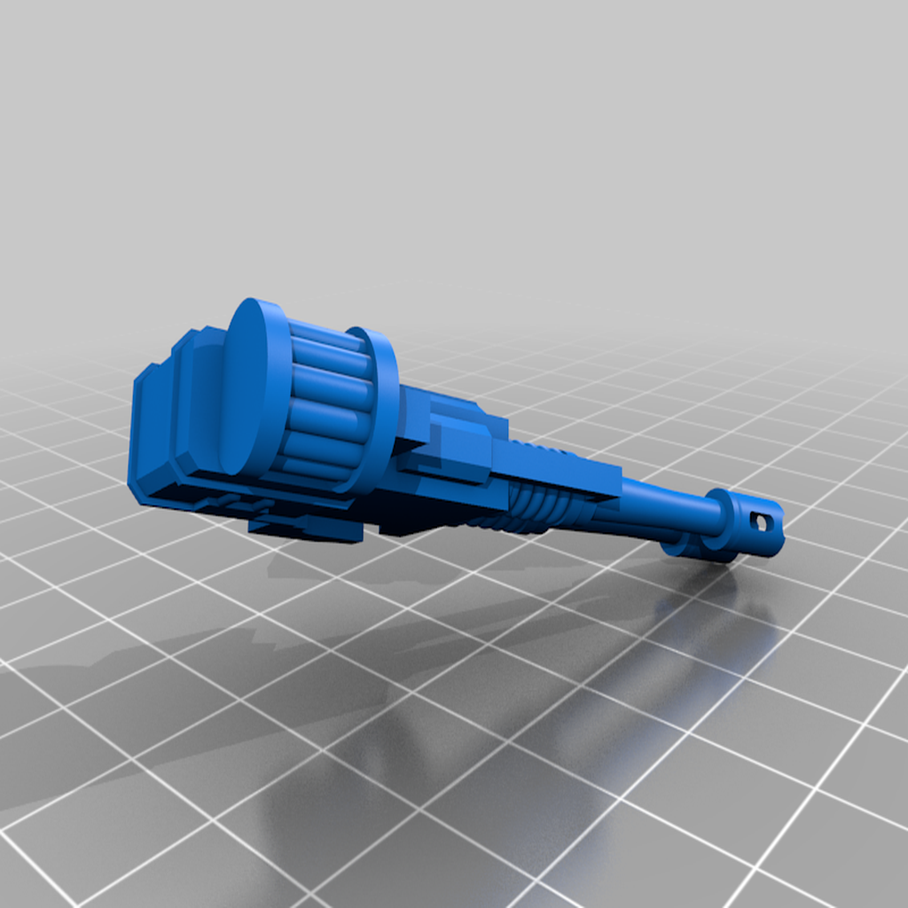 Free OBJ file terminator weapon-reaper autocannon 🎲・3D printing idea to ...