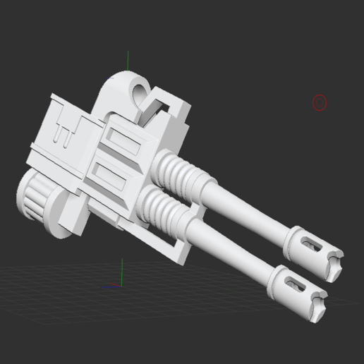 Download free OBJ file terminator weapon-reaper autocannon • Design to ...