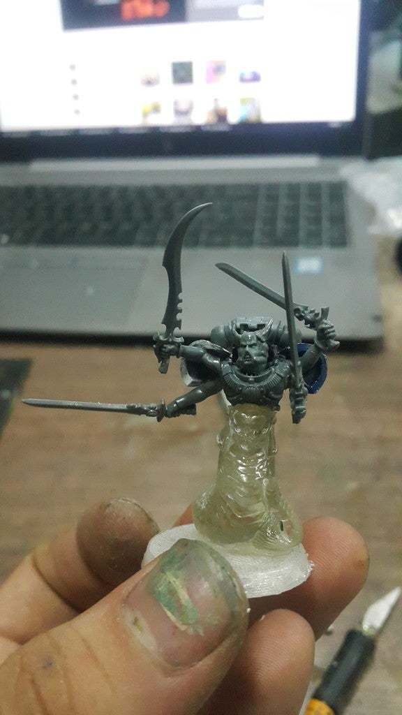 Free STL file Slaanesh serpent body for marine・3D printable model to ...