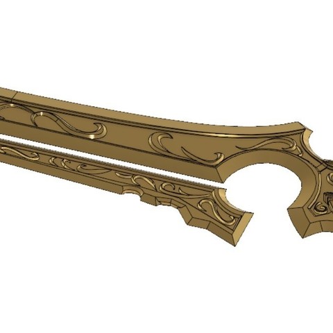 Download 3D printing templates World of warcraft Anduin Wrynn sword ...