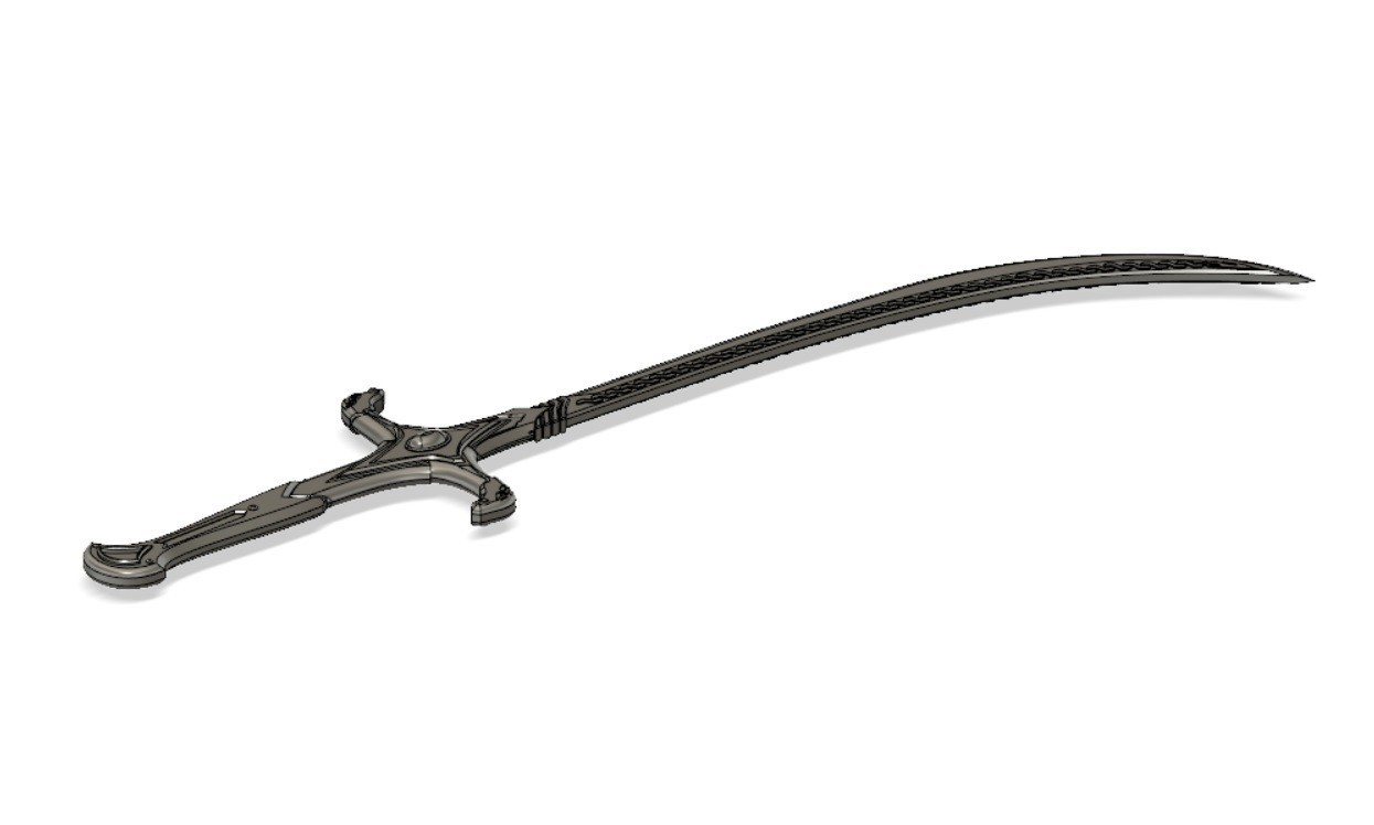STL file Genji Bedouin sword 🗡️・Template to download and 3D print・Cults