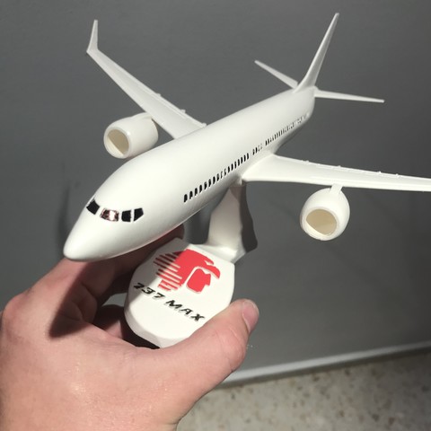 3D printer 737 MAX 8 - NEW BOEING AIRPLANE - ・ Cults