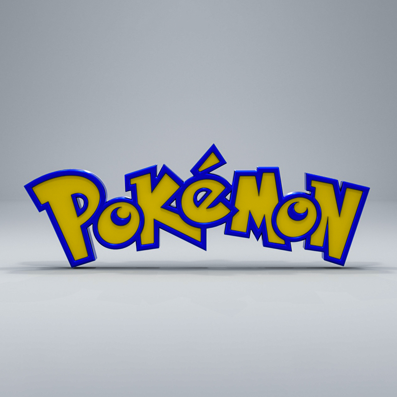 STL file Pokemon Modular Logo・3D printing design to download・Cults
