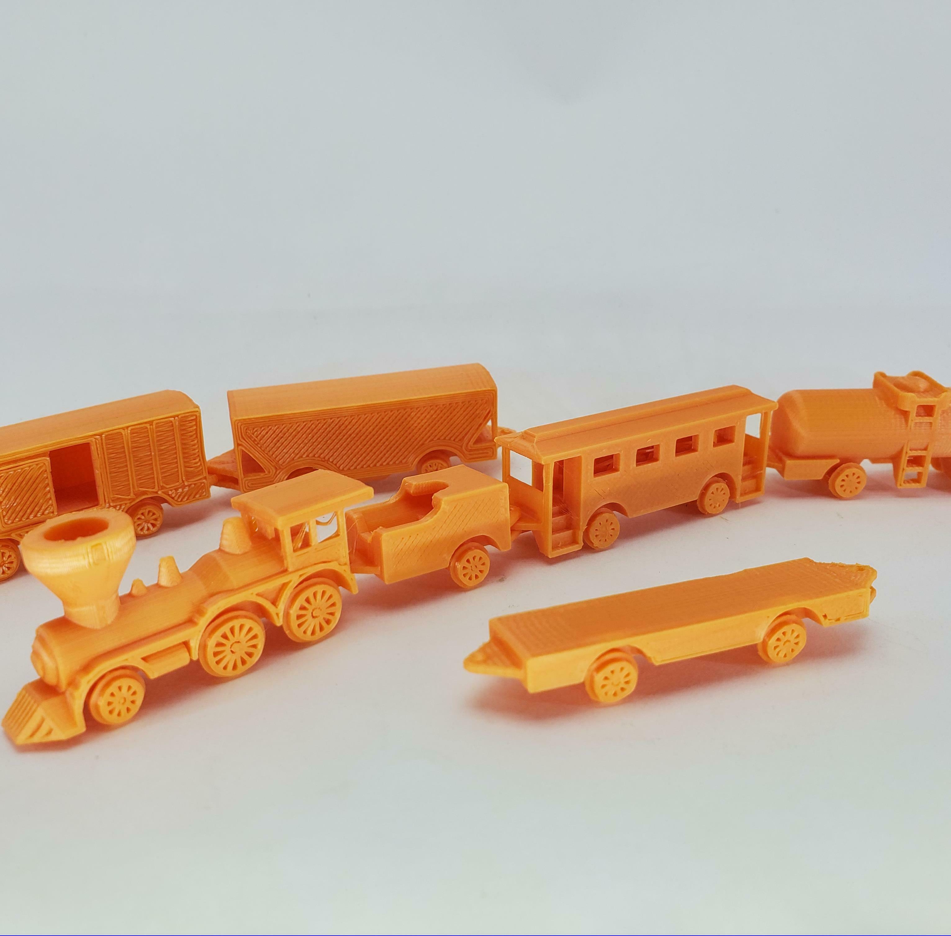 STL file Small Train 🤏・3D print object to download・Cults