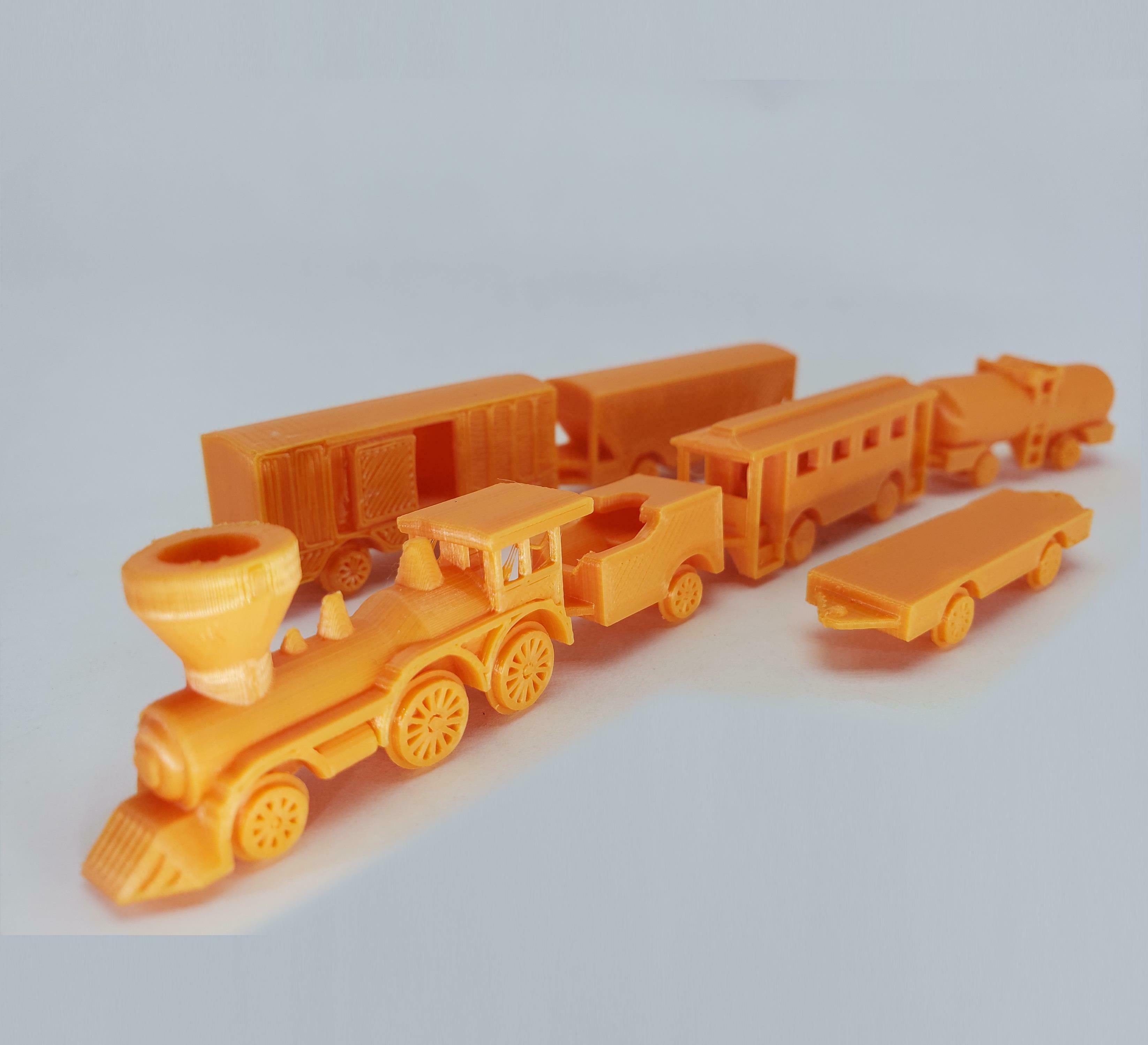 STL file Small Train 🤏・3D print object to download・Cults