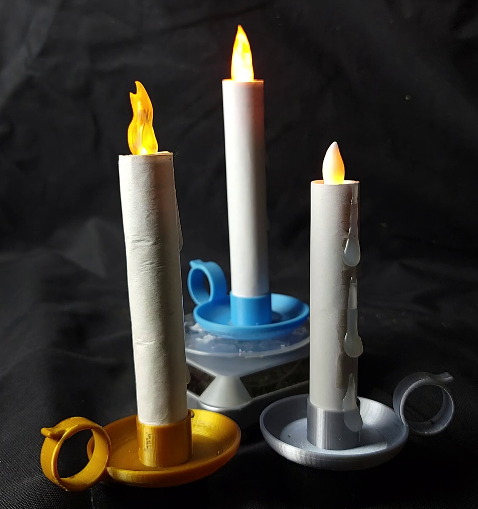 Free 3D file candle 🕯️・Model to download and 3D print・Cults