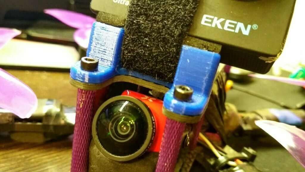 Free 3D file holder for an action camera・Model to download and 3D print ...