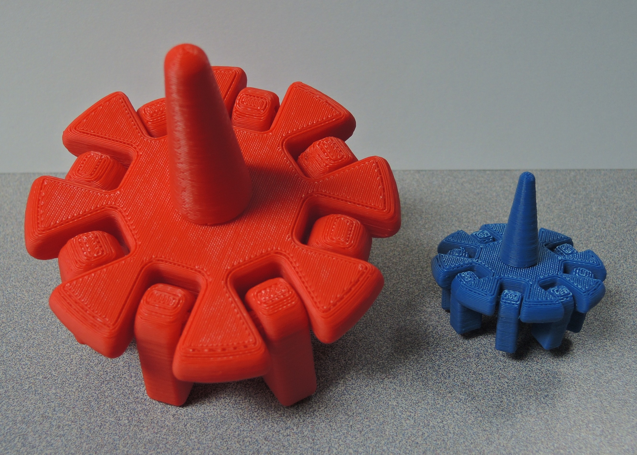 Free STL file Spinning Top with Articulated Arms・3D printing design to ...