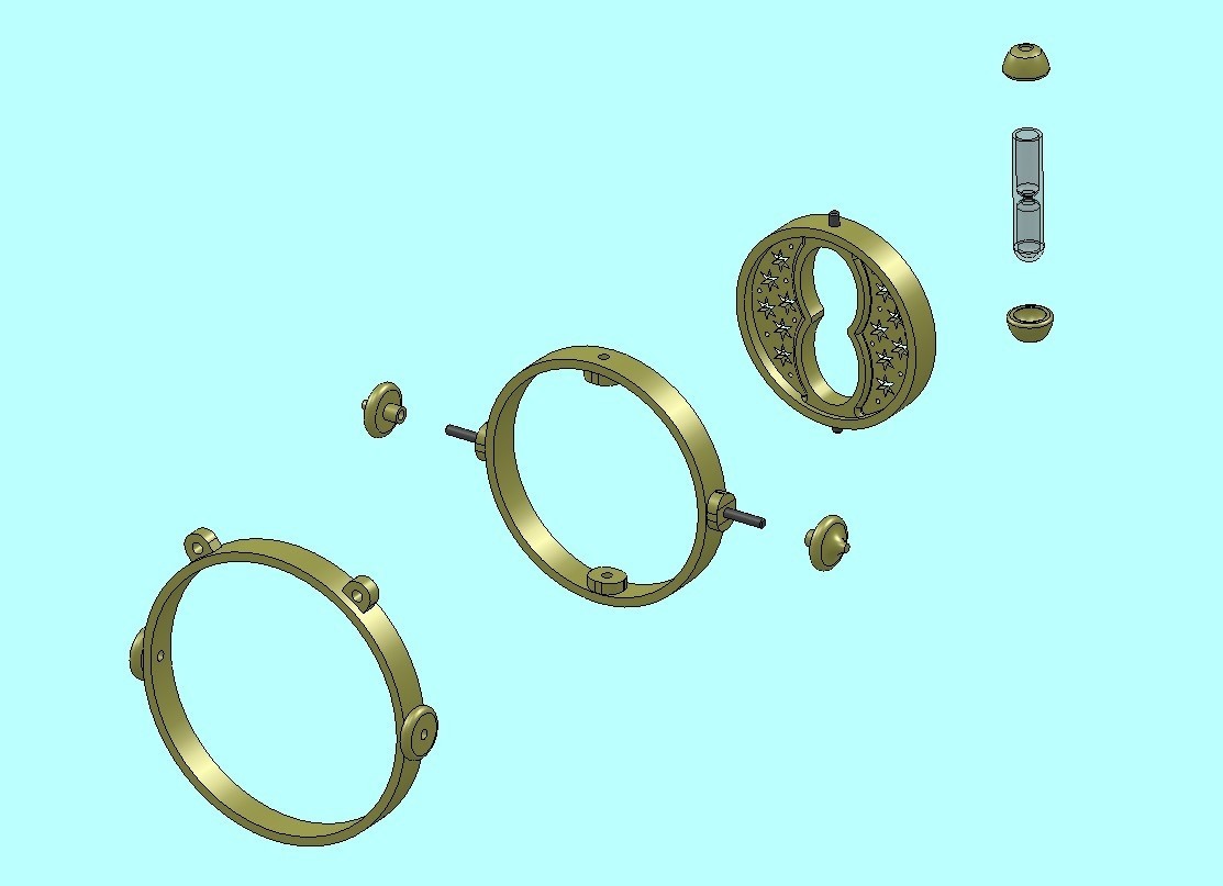 Free STL file Harry Potter Time Turner 📱・3D printer model to download・Cults