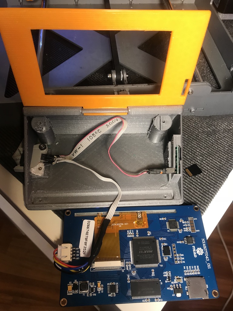 Free 3D file Nextion installation wizard & dedicated box 4.3・3D printer ...