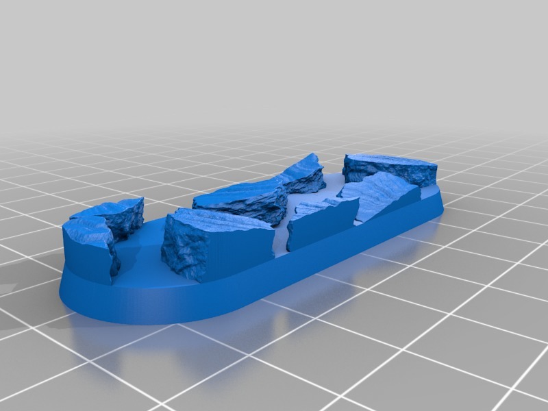 Free 3D file Lava Base 25x70mm ⚔・Model to download and 3D print・Cults