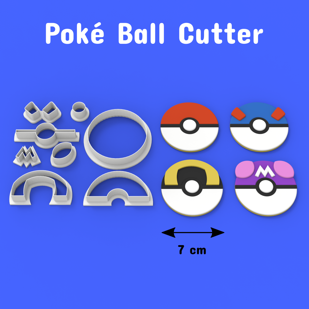 3D file Poké Ball Cutter・3D print design to download・Cults