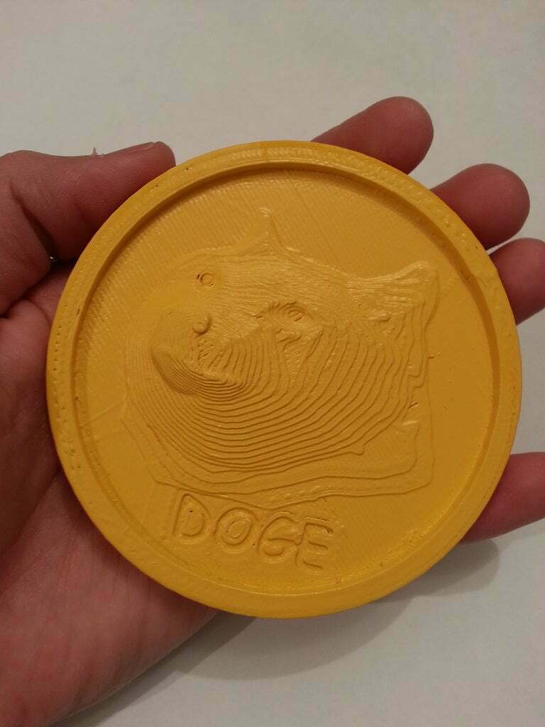 Free STL file Dogecoin・3D printer design to download・Cults