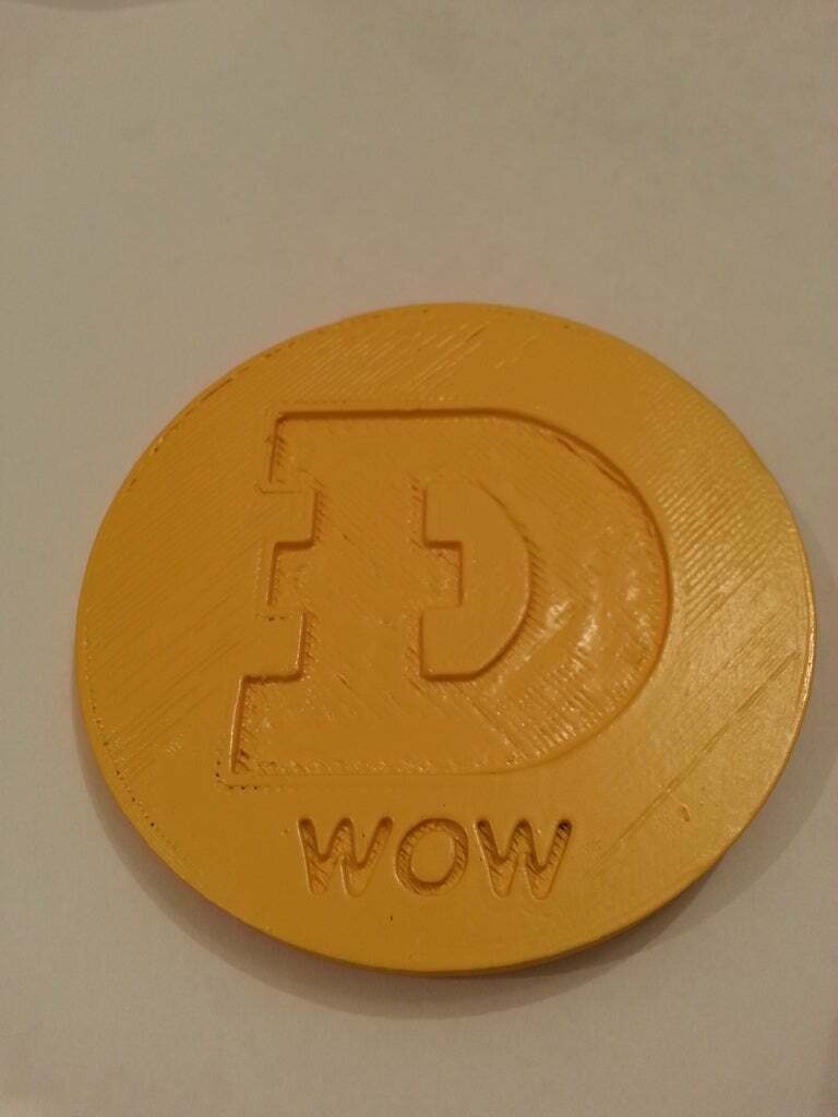 Free STL file Dogecoin・3D printer design to download・Cults
