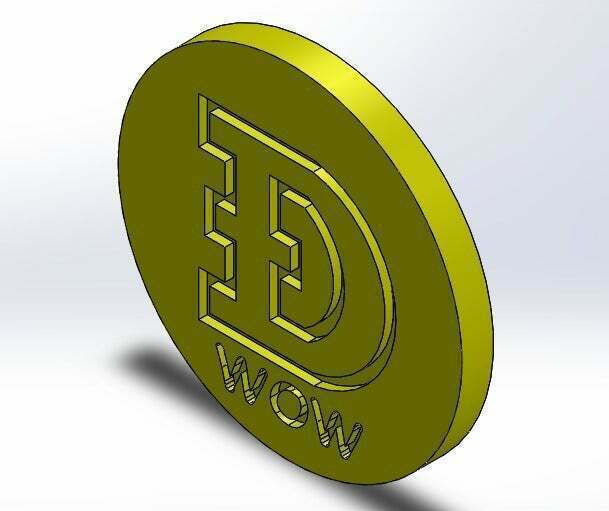 Free STL file Dogecoin・3D printer design to download・Cults
