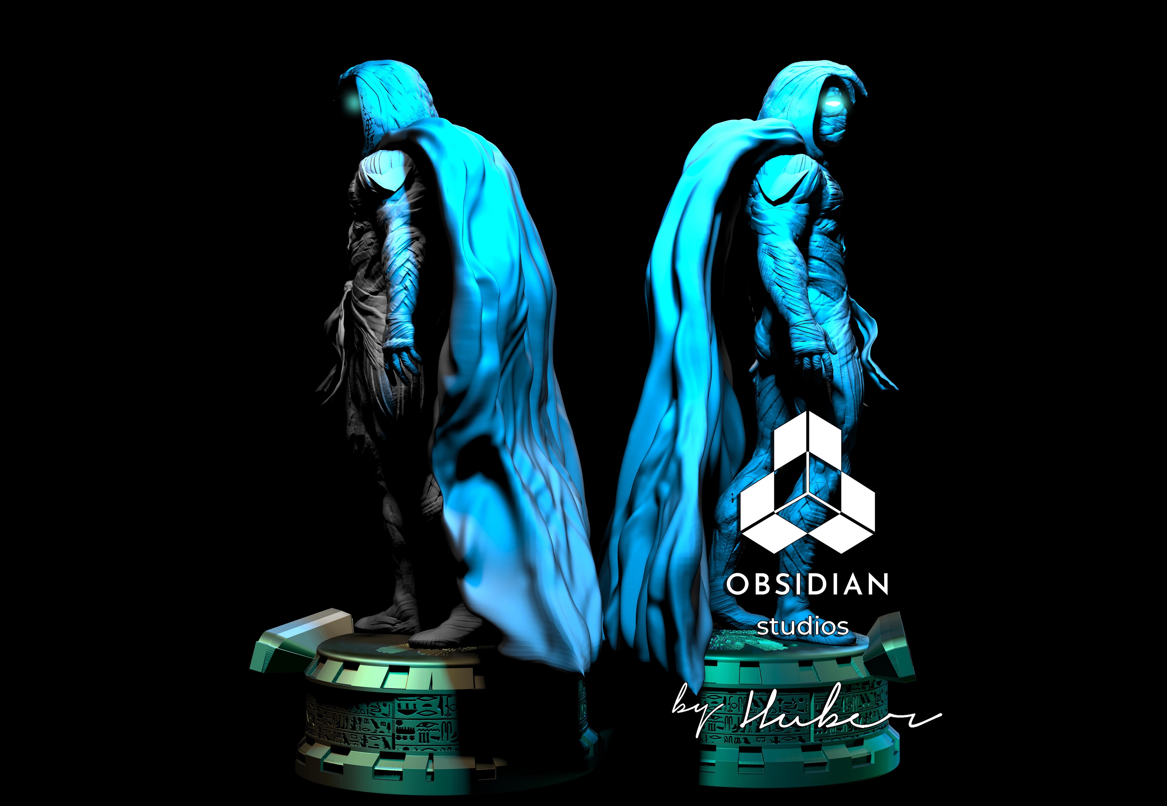 3D file Moon knight・Template to download and 3D print・Cults