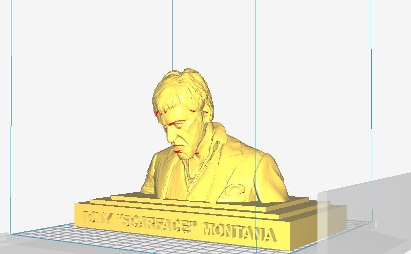 STL file Tony Montana 'Scarface' sculpture・3D printing idea to download ...