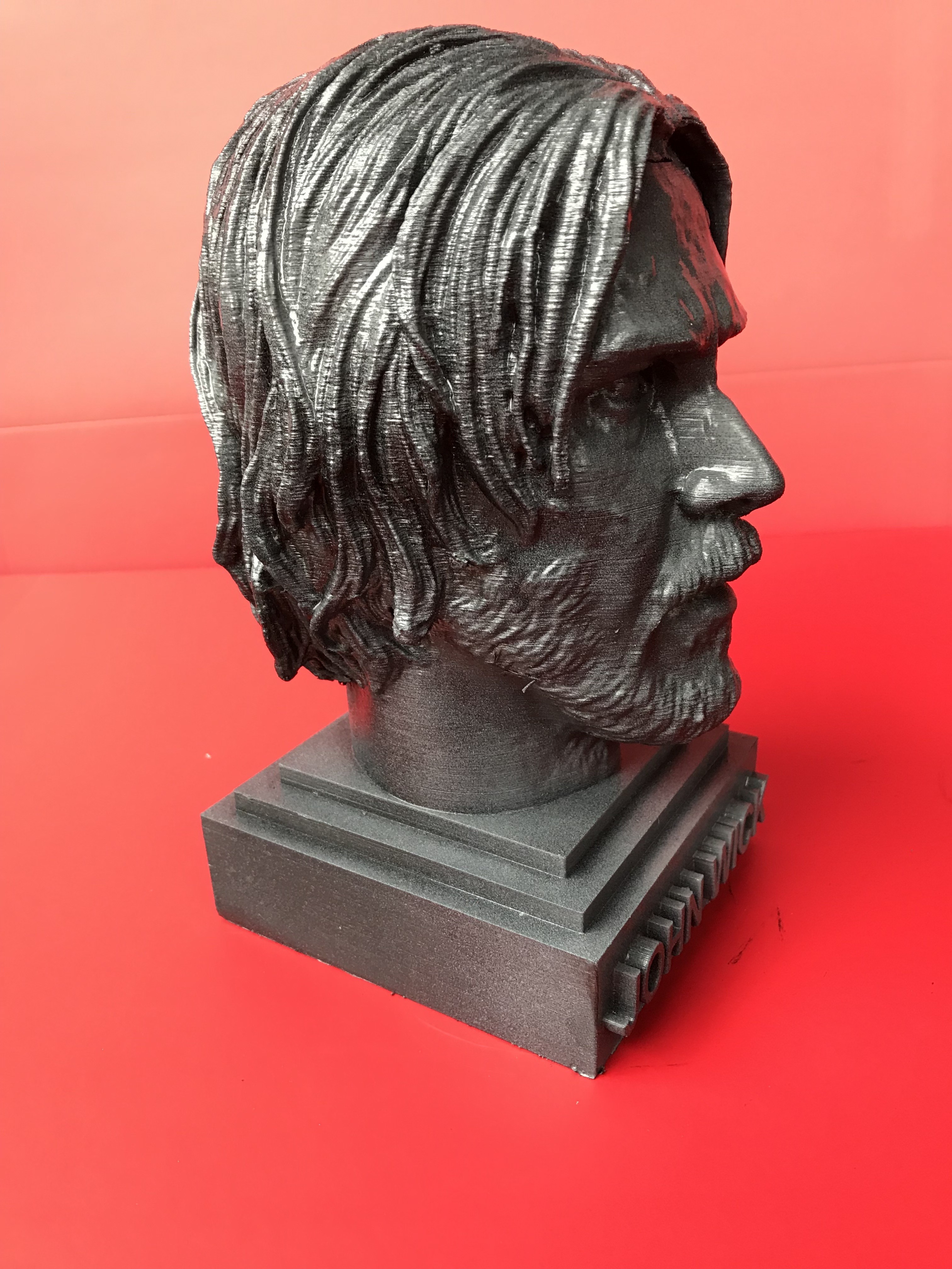 Файл STL John Wick - Keanu Reeves- sculpture of head 3D print ready 🗿 ...