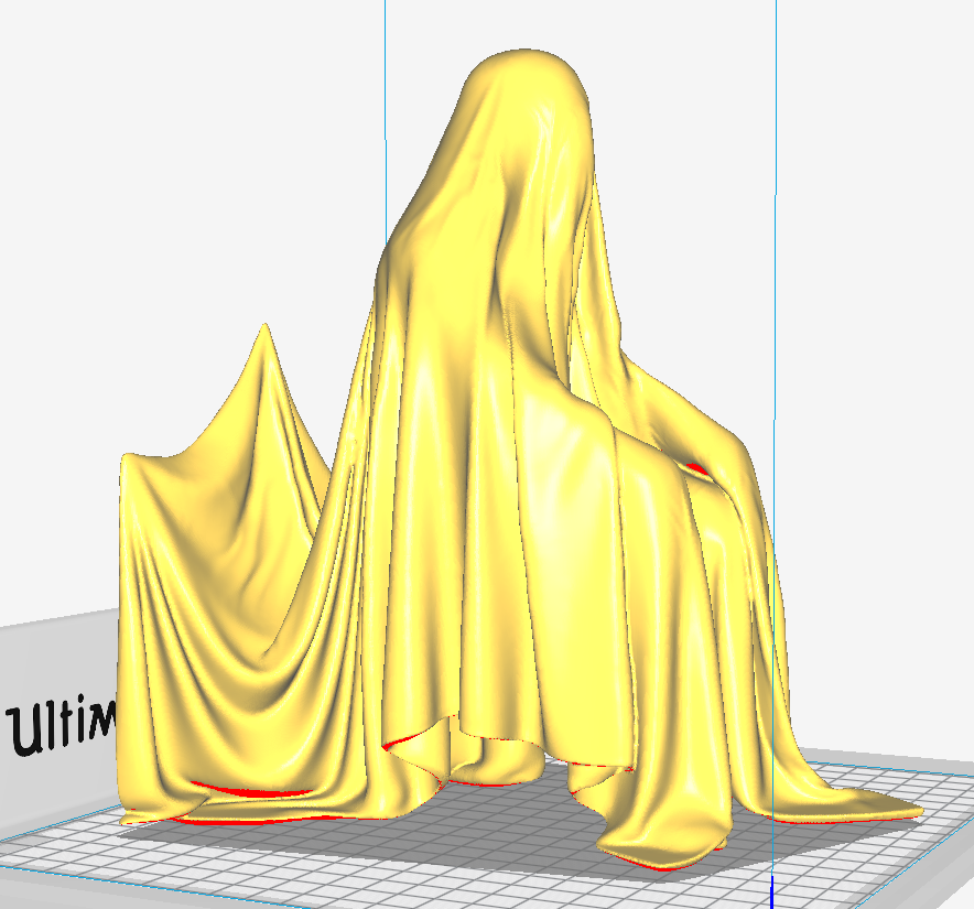 Download STL file Hollow man sitting • Object to 3D print ・ Cults