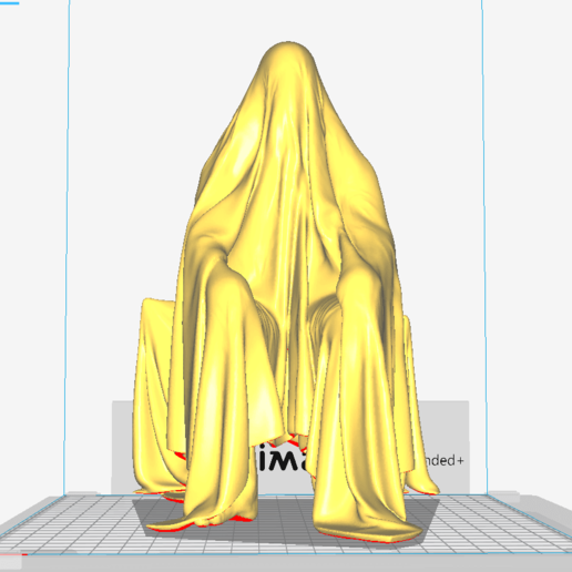 Download STL file Hollow man sitting • Object to 3D print ・ Cults