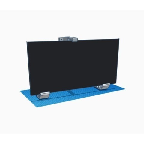 Download free STL file Double Monitor Wall Mount • Template to 3D print ...