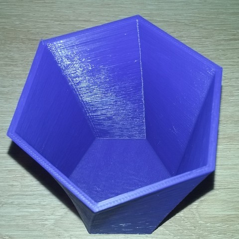 Download free STL file hexagonal pencil pot • Design to 3D print ・ Cults