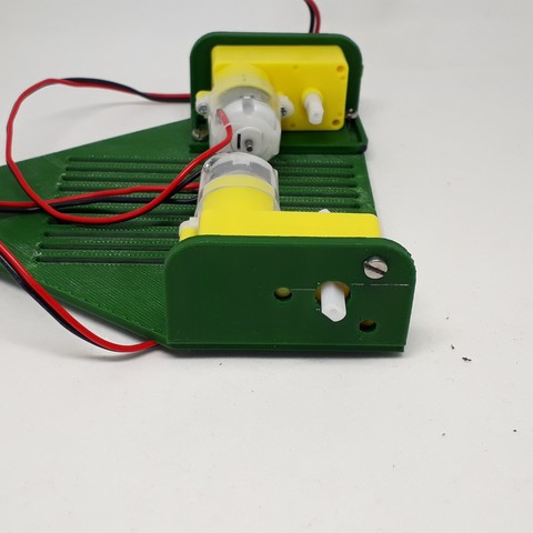 Download free STL file Robot in kit Rovy2W for DC motor FIT0016 • 3D ...