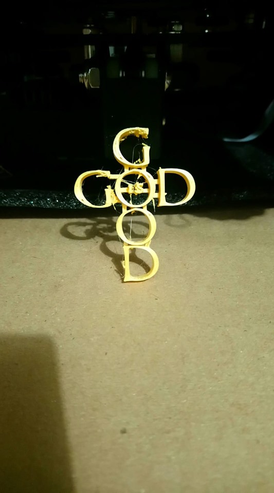 Free STL file God key ring・3D print object to download・Cults