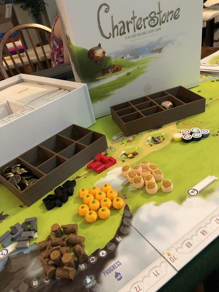 Free 3D file Charterstone Board Game - Scriptorium Lower Tray/Insert 🧸 ...