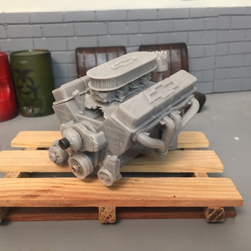 Download 3D printing designs V8 chevrolet 1/10 ・ Cults