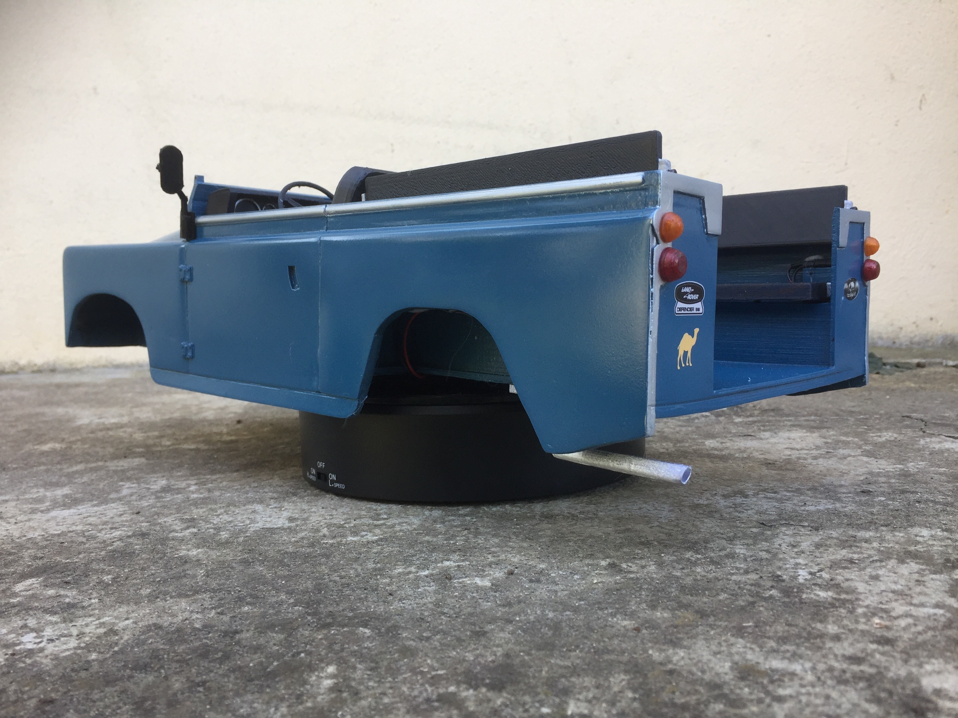 Download STL file rc body 1/10(wheelbase 275mm) defender D88 • 3D ...