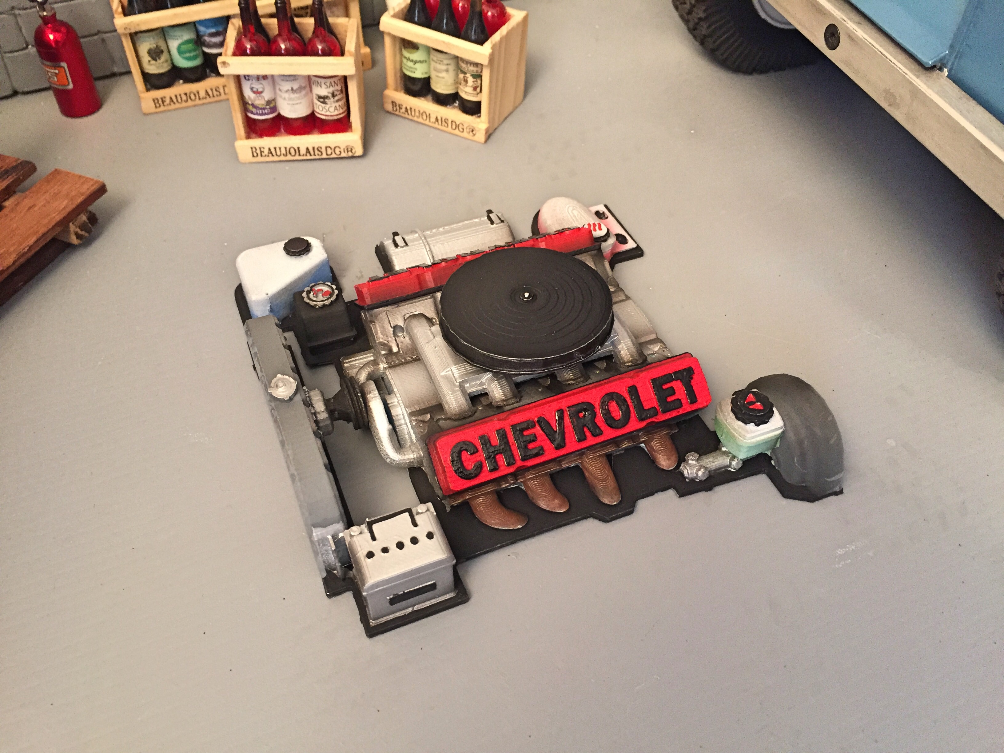 Free STL file Chevrolet Engine bay 🚙・3D printing design to download・Cults