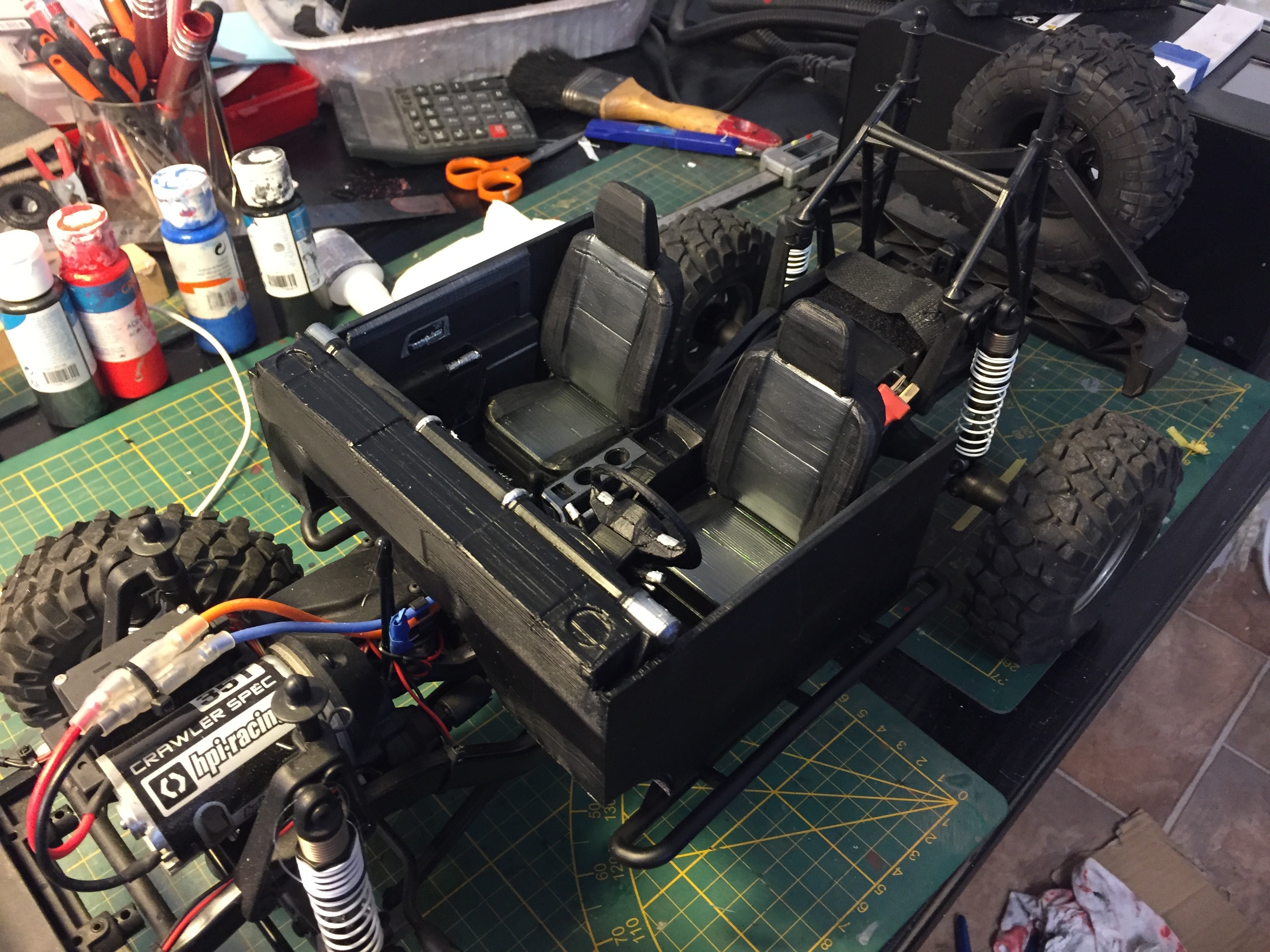 STL-Datei Interior of toyota FJ CRUISER (HPI venture) 🚗・3D-Druck-Idee ...