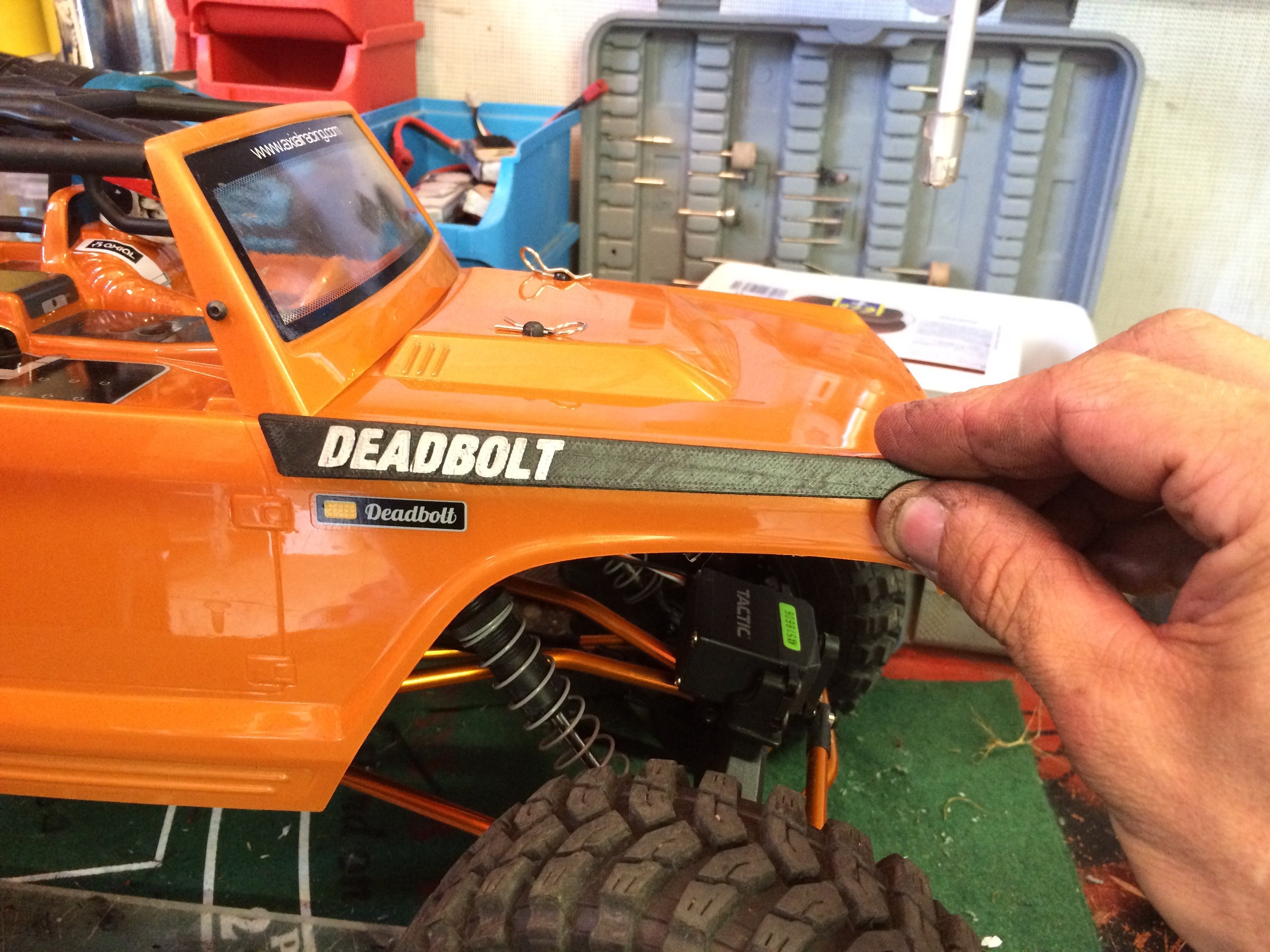 STL file DEADBOLT Axial Customization Kit・3D printer model to download ...