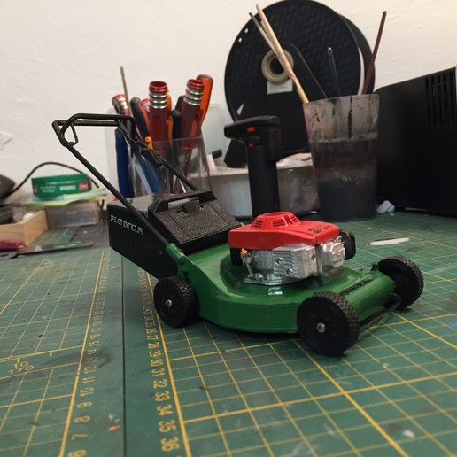 Download STL file Mower 1/10 • 3D printing design ・ Cults