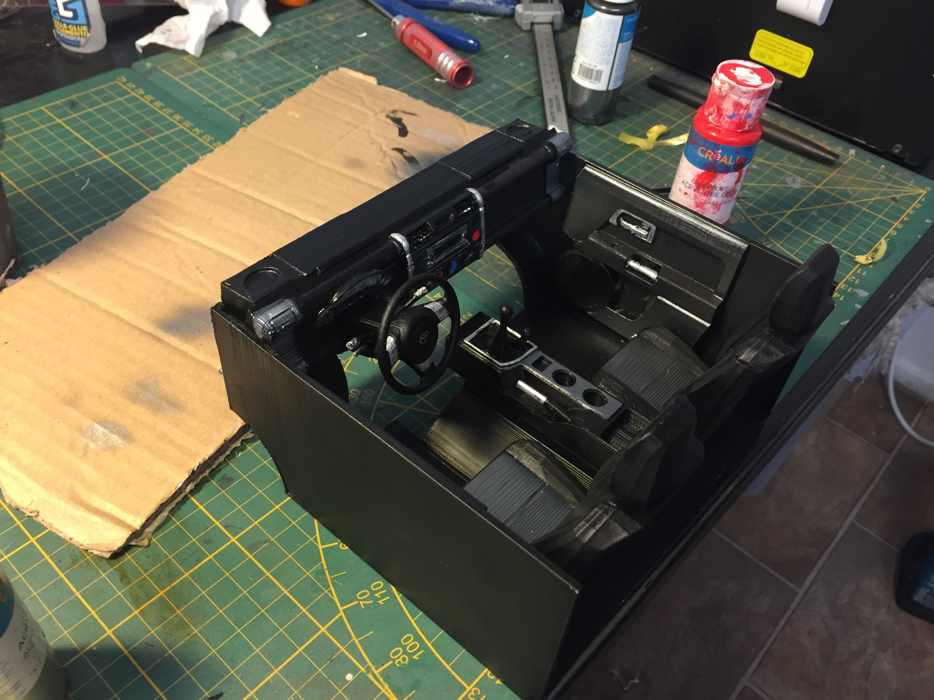 STL file Interior of toyota FJ CRUISER (HPI venture)・3D printing idea ...