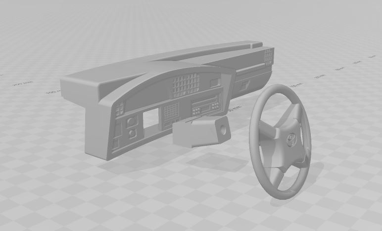STL file Dashboard for LC80 1/10・3D print object to download・Cults