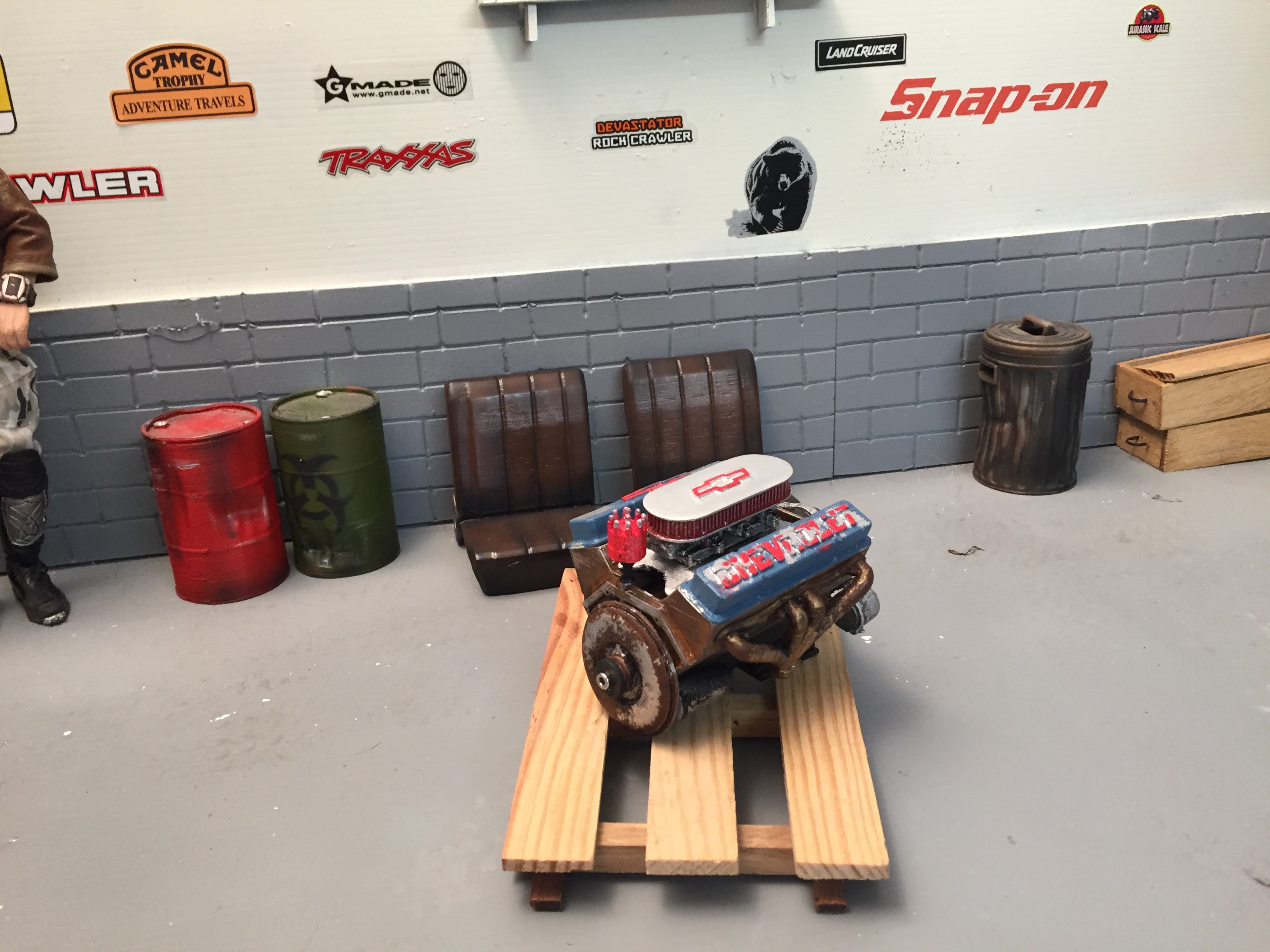 Download STL file V8 chevrolet 1/10 • 3D printer template ・ Cults