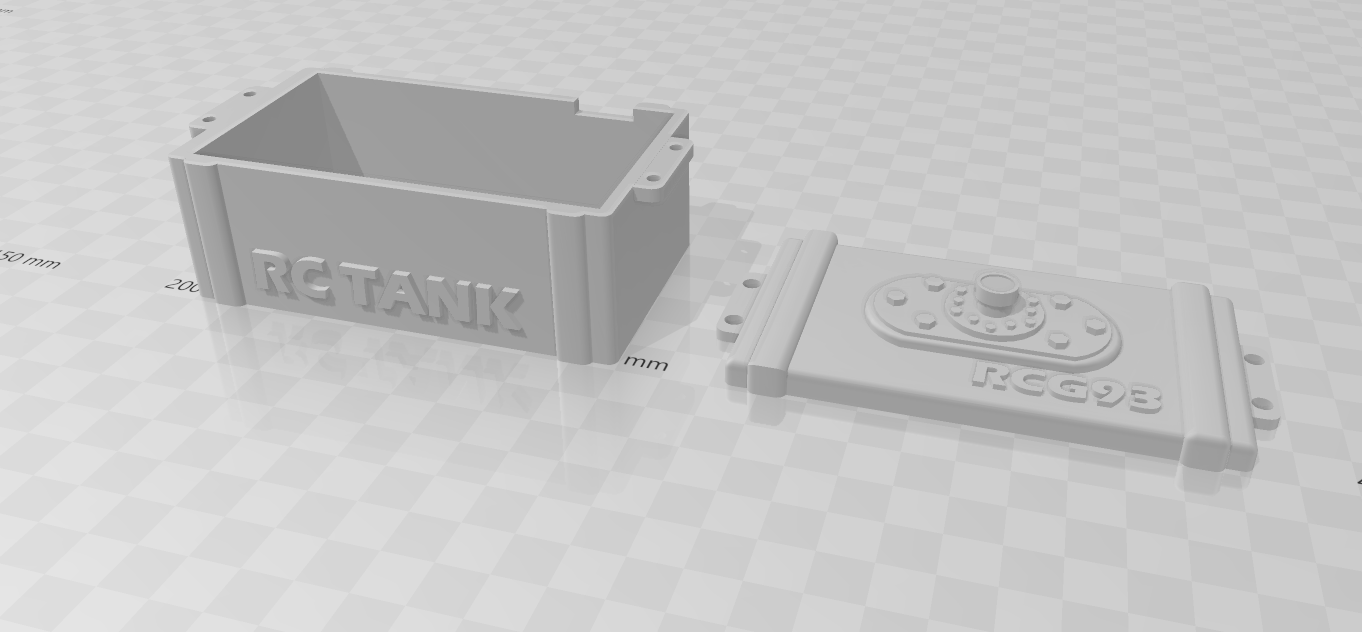 Free STL file tank rc 1/10 electro box 🪖・3D printer model to download・Cults