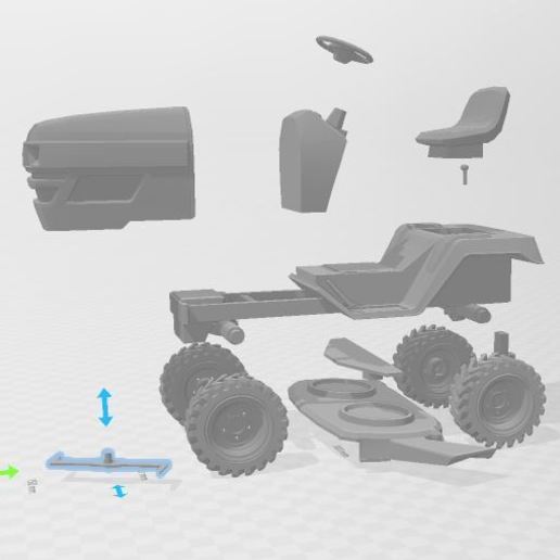 Download STL file Mower 1/10 ・ Cults