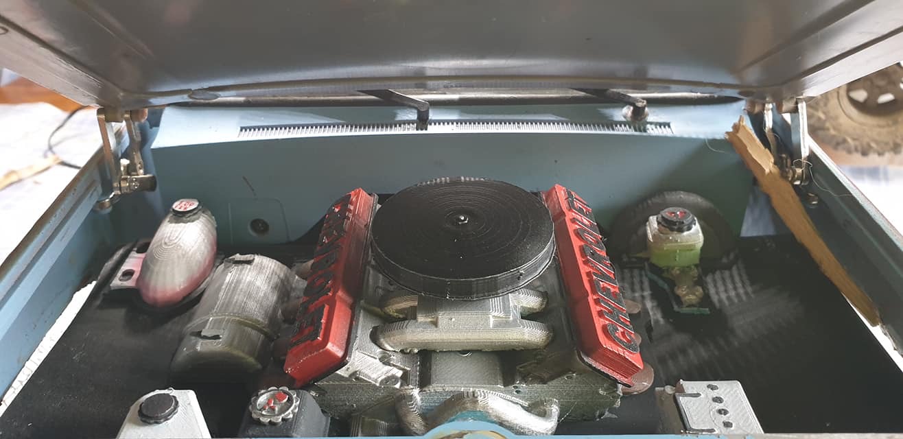 Free STL file Chevrolet Engine bay 🚙・3D printing design to download・Cults