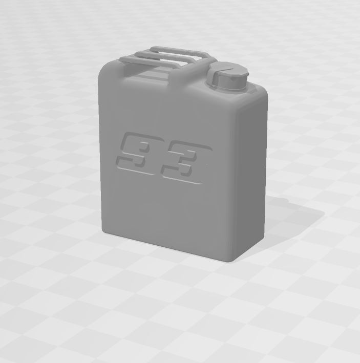 Free STL file Jerry can fuel 93 (1/10) 🥫・3D printer design to download ...