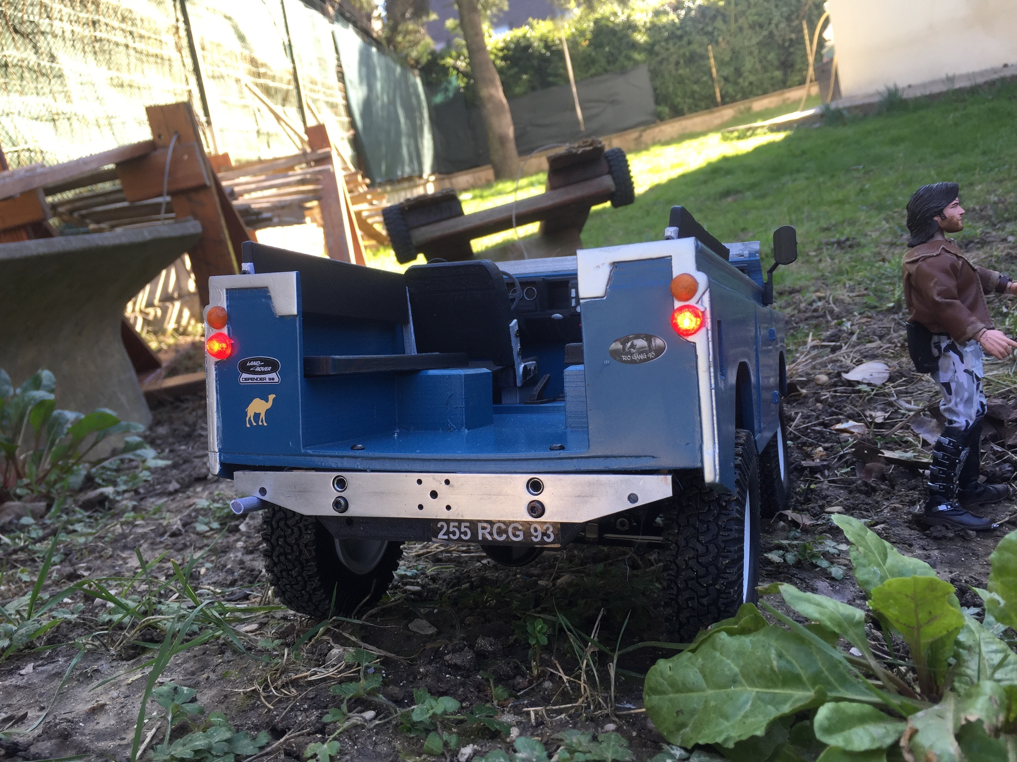 Download STL file rc body 1/10(wheelbase 275mm) defender D88 • 3D ...