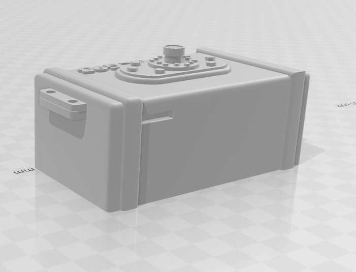 Free STL file tank rc 1/10 electro box 🪖・3D printer model to download・Cults