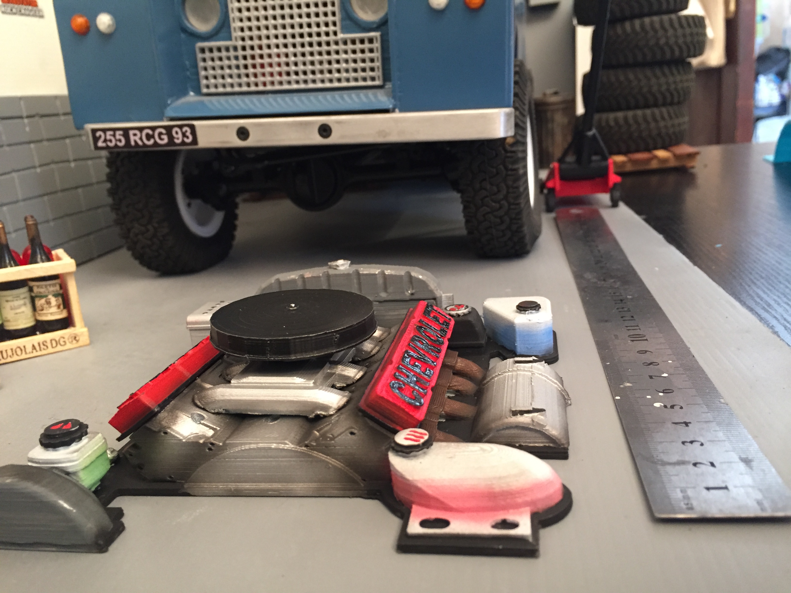 Free STL file Chevrolet Engine bay 🚙・3D printing design to download・Cults