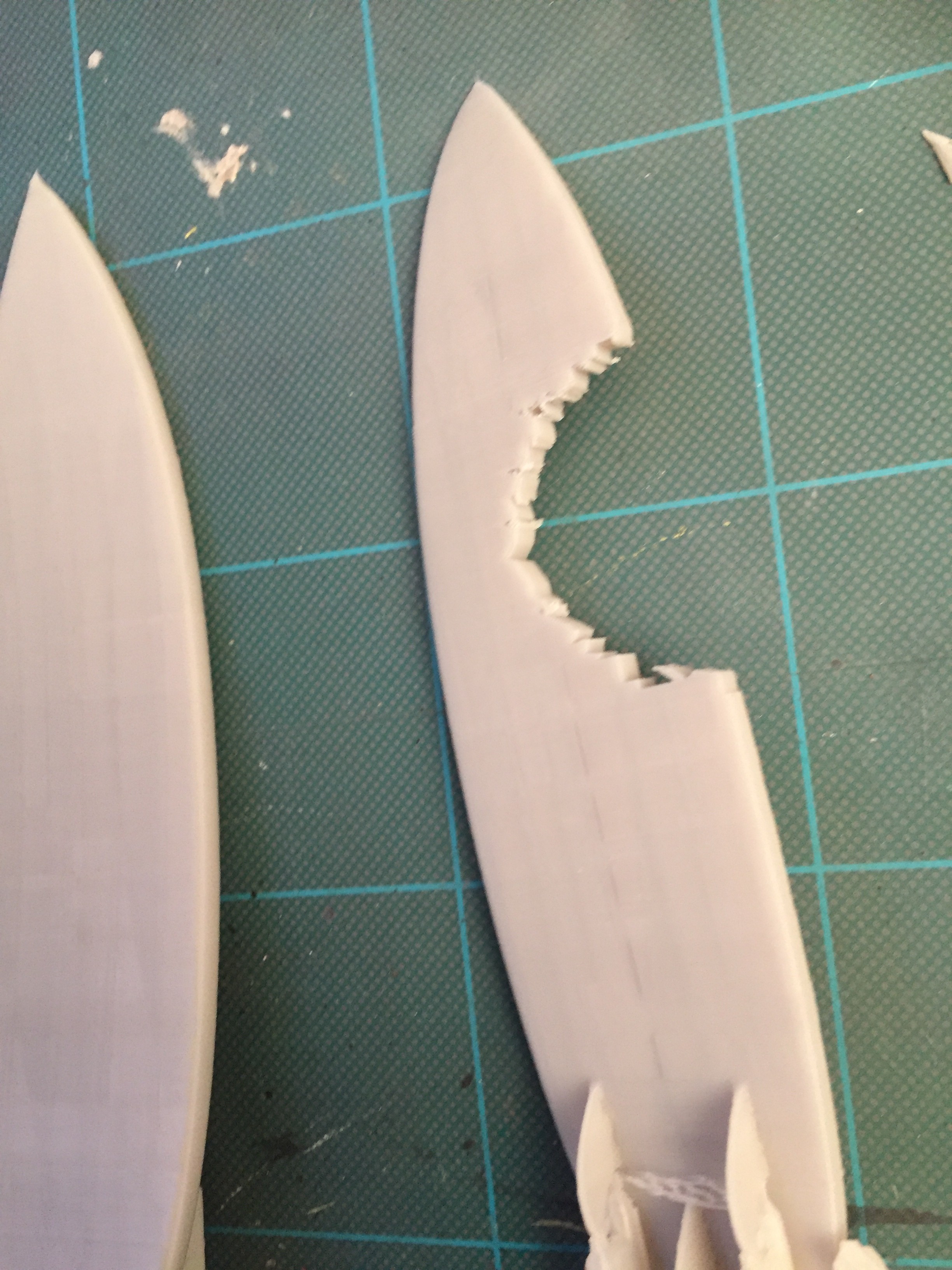 Cartoon Shark Bite Surfboard