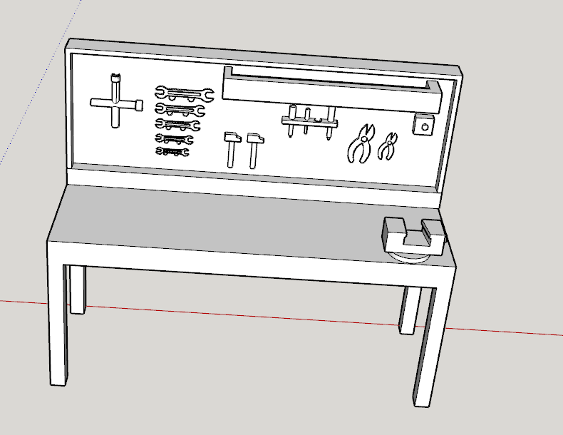 STL file Workbench for garage 1/10・3D print design to download・Cults