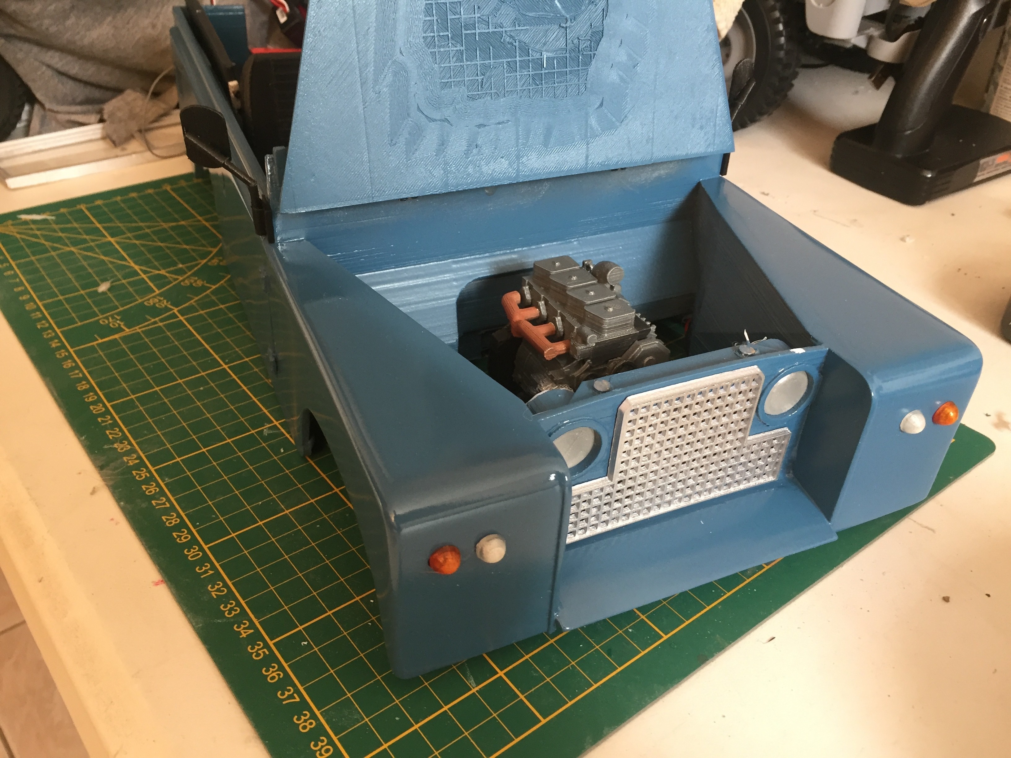 Download STL file rc body 1/10(wheelbase 275mm) defender D88 • 3D ...