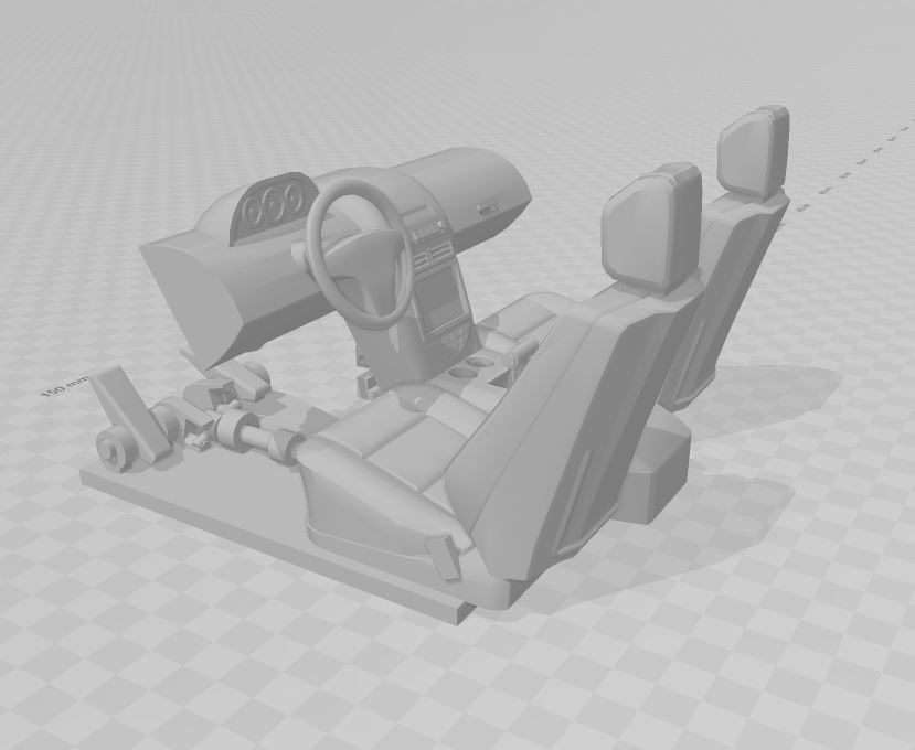 STL file Interior RC 1/10 motorized 🌆・3D printer model to download・Cults