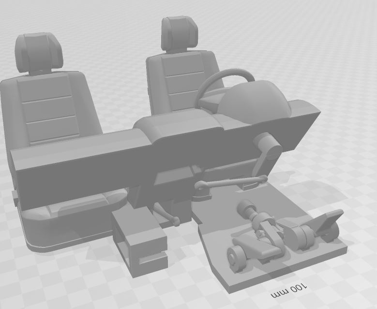 STL file Interior RC 1/10 motorized 🌆・3D printer model to download・Cults